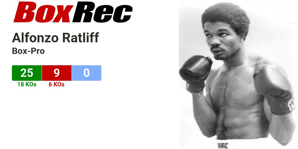 BoxRec: Alfonzo Ratliff