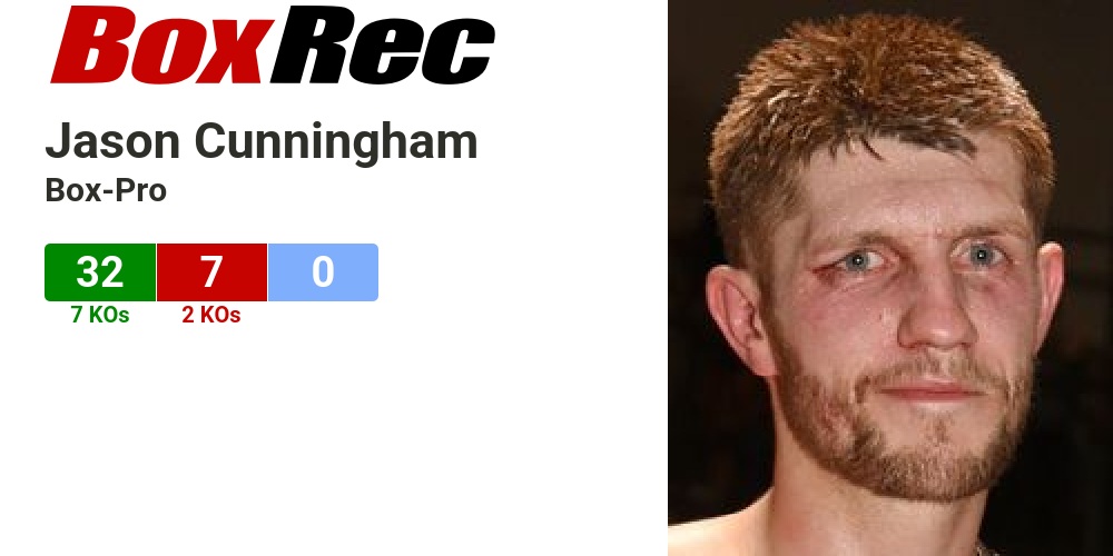 BoxRec: Jason Cunningham