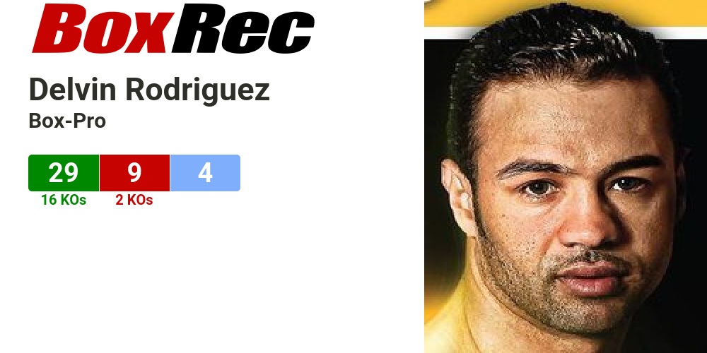 BoxRec: Delvin Rodriguez