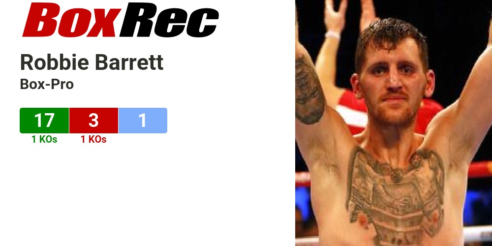 BoxRec: Robbie Barrett