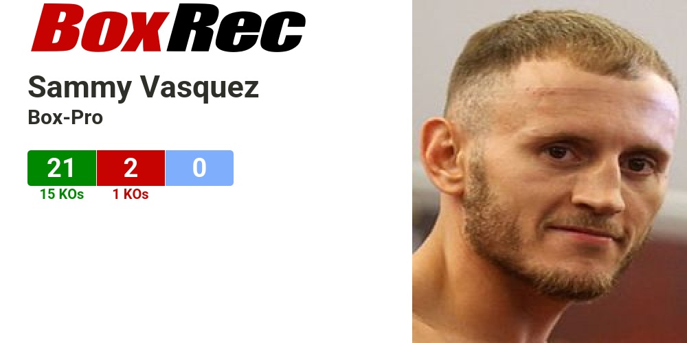 BoxRec: Sammy Vasquez