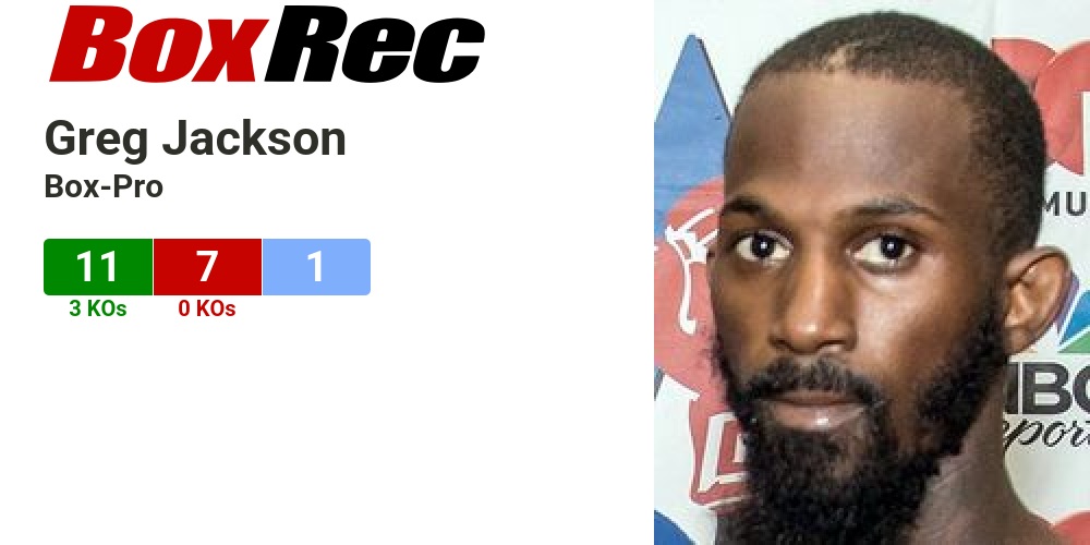 BoxRec: Greg Jackson