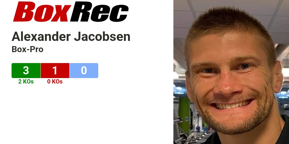BoxRec: Alexander Jacobsen