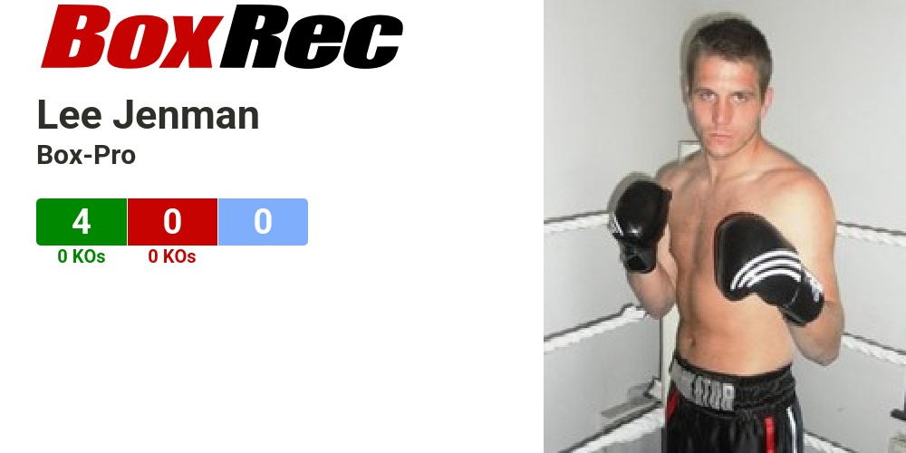 BoxRec: Lee Jenman