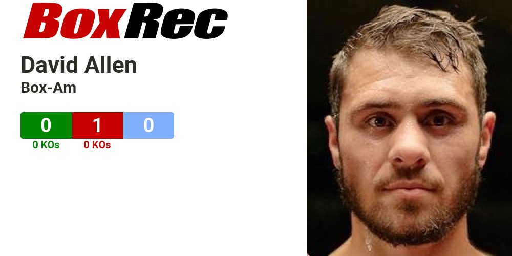 BoxRec: David Allen