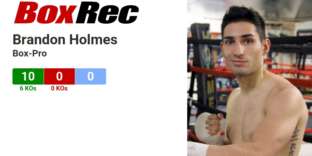 BoxRec: Brandon Holmes