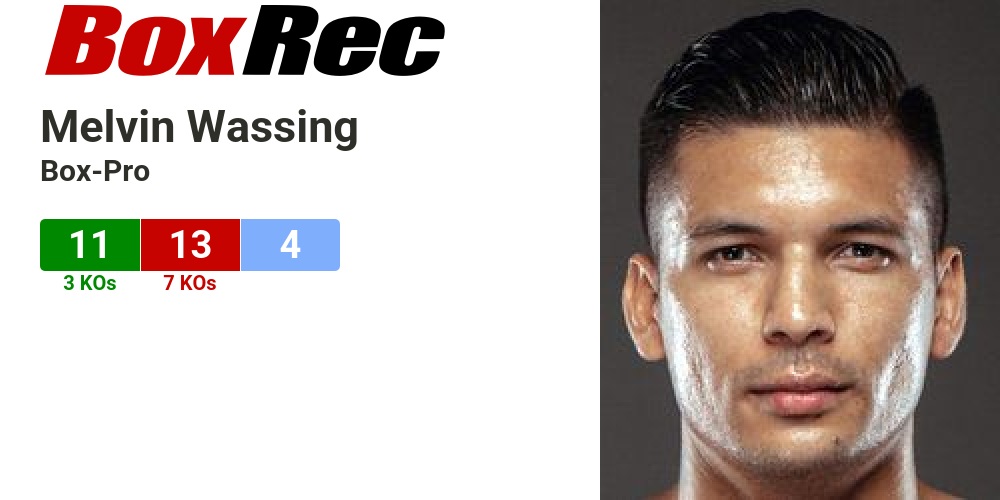 BoxRec: Melvin Wassing