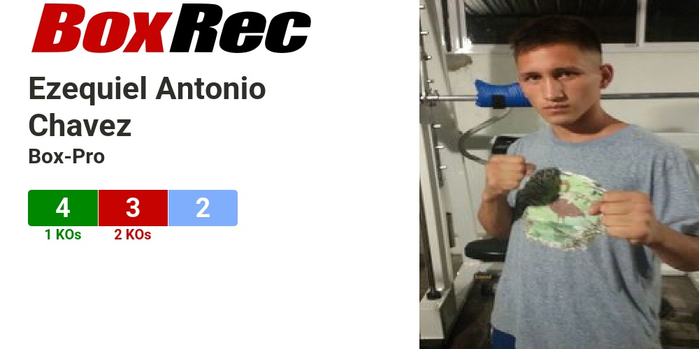 BoxRec: Ezequiel Antonio Chavez