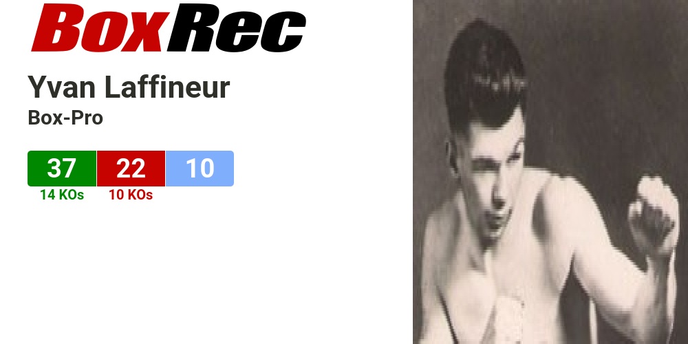 BoxRec: Yvan Laffineur