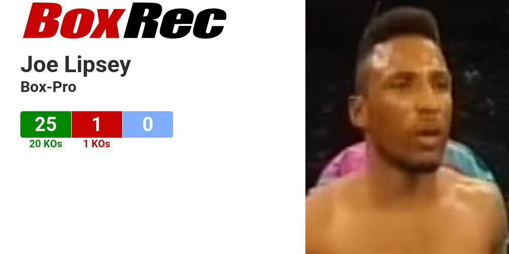 BoxRec: Joe Lipsey
