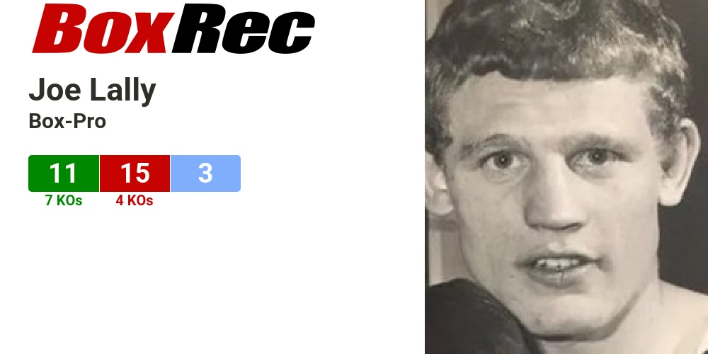 BoxRec: Joe Lally