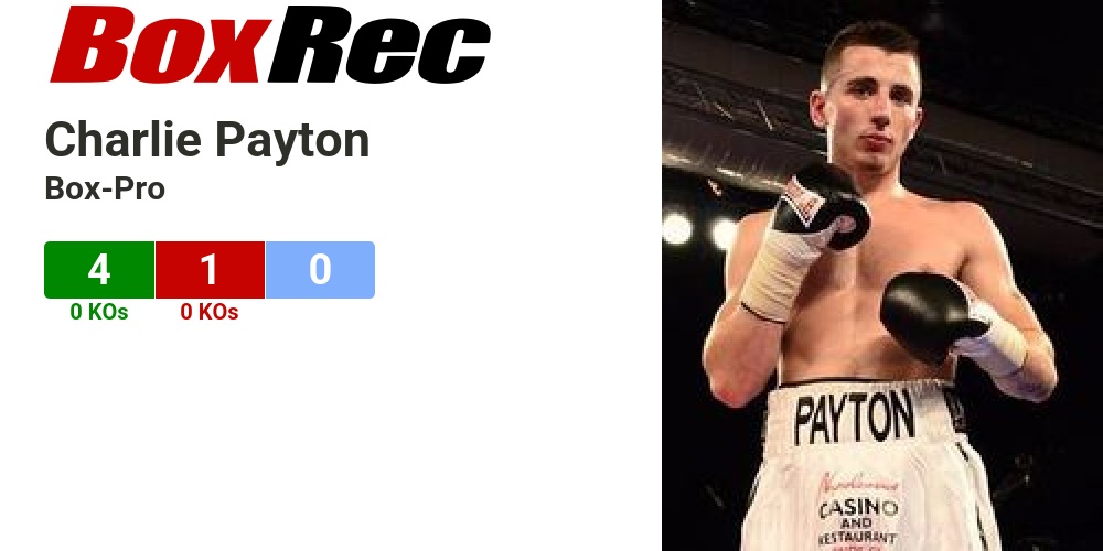 BoxRec: Charlie Payton
