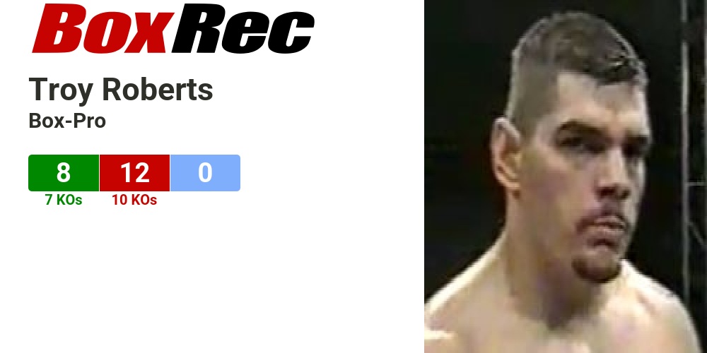 BoxRec: Troy Roberts