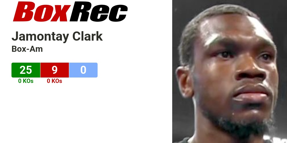 BoxRec: Jamontay Clark