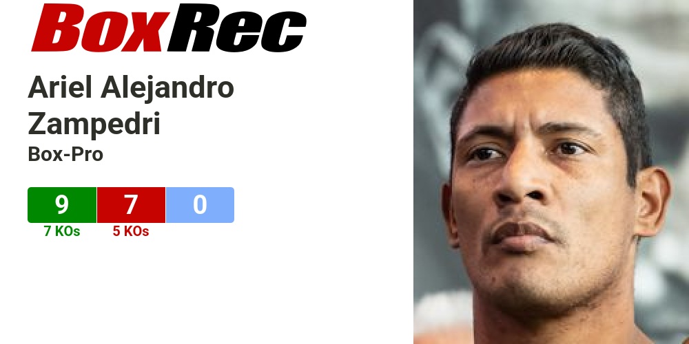 BoxRec: Ariel Alejandro Zampedri