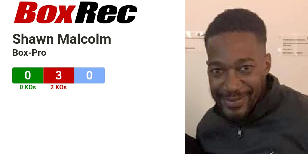 BoxRec: Shawn Malcolm