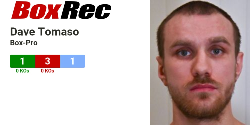 BoxRec: Dave Tomaso