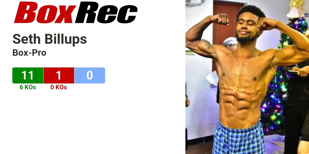 BoxRec: Seth Billups