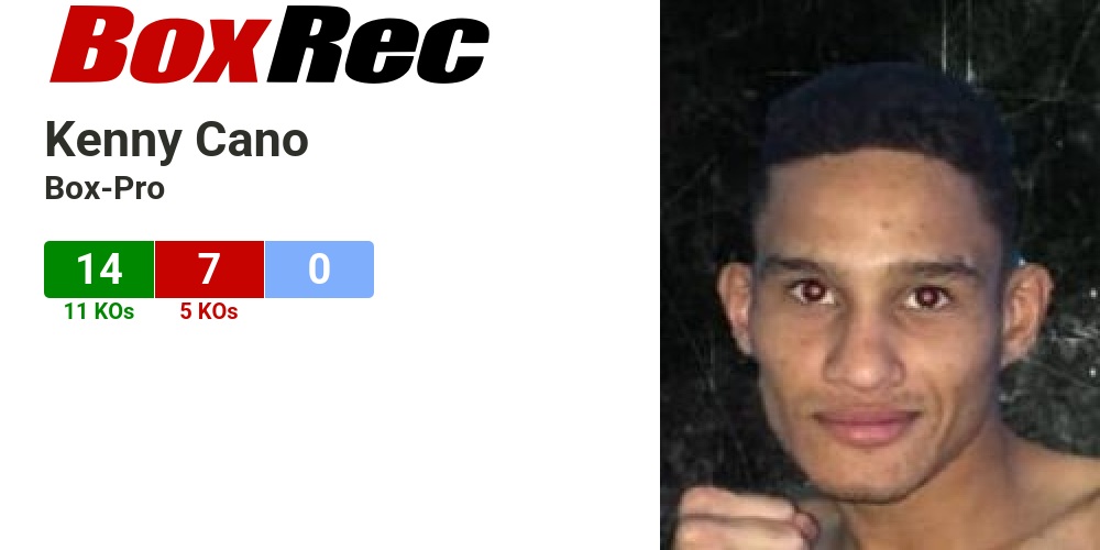 BoxRec: Kenny Cano