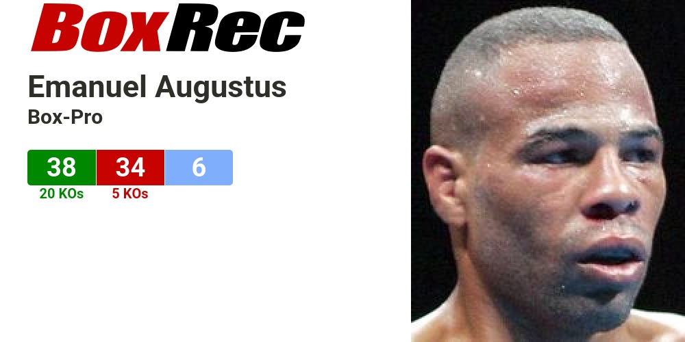 BoxRec: Emanuel Augustus