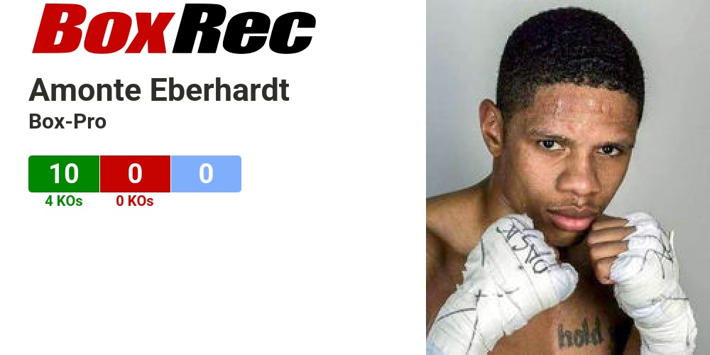 BoxRec: Amonte Eberhardt