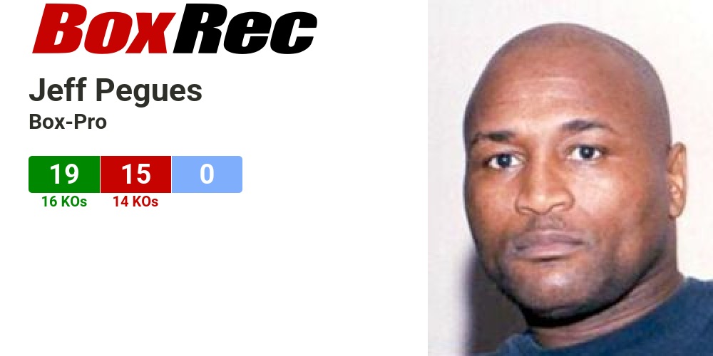 BoxRec: Jeff Pegues