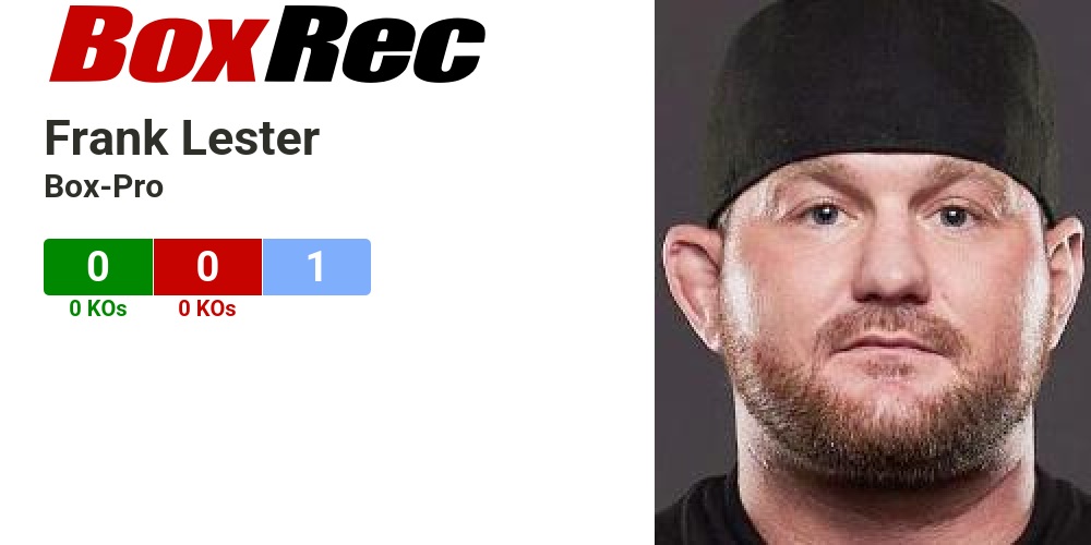 BoxRec: Frank Lester