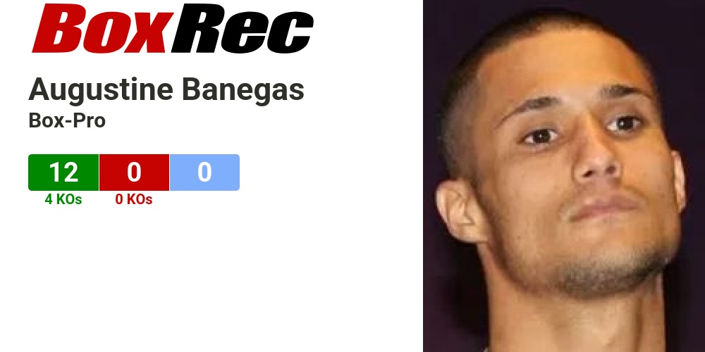 BoxRec: Augustine Banegas