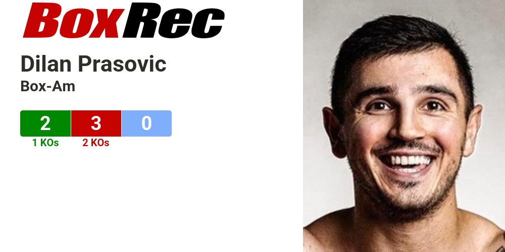 BoxRec: Dilan Prasovic
