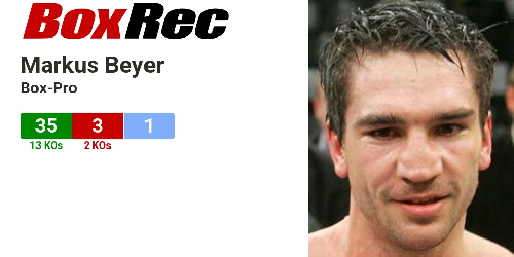 BoxRec: Markus Beyer