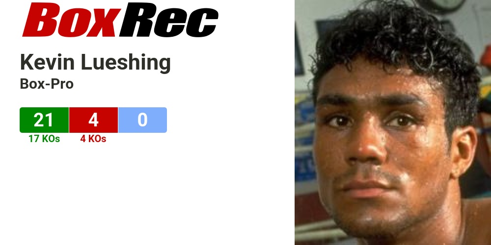 BoxRec: Kevin Lueshing