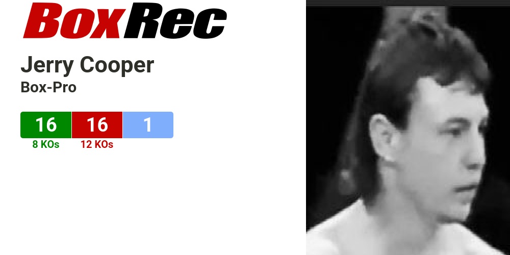 BoxRec: Jerry Cooper