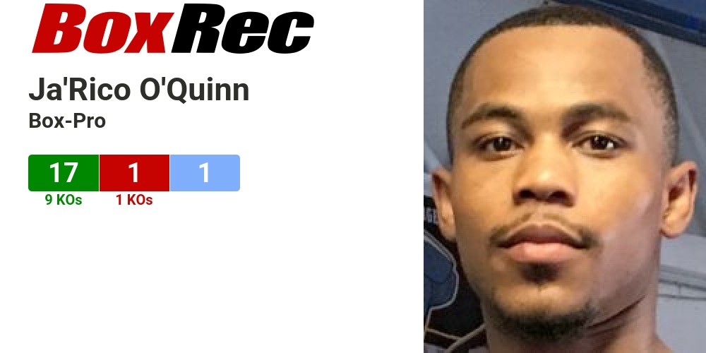 BoxRec: Ja'Rico O'Quinn