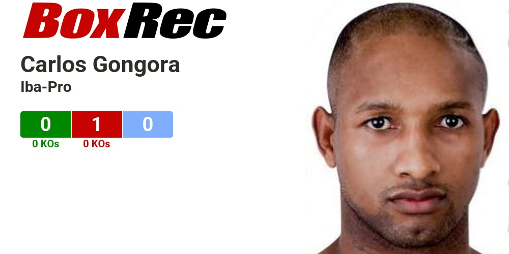 BoxRec: Carlos Gongora