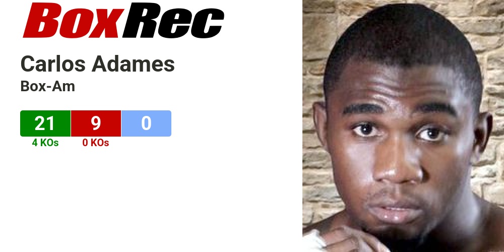 BoxRec: Carlos Adames