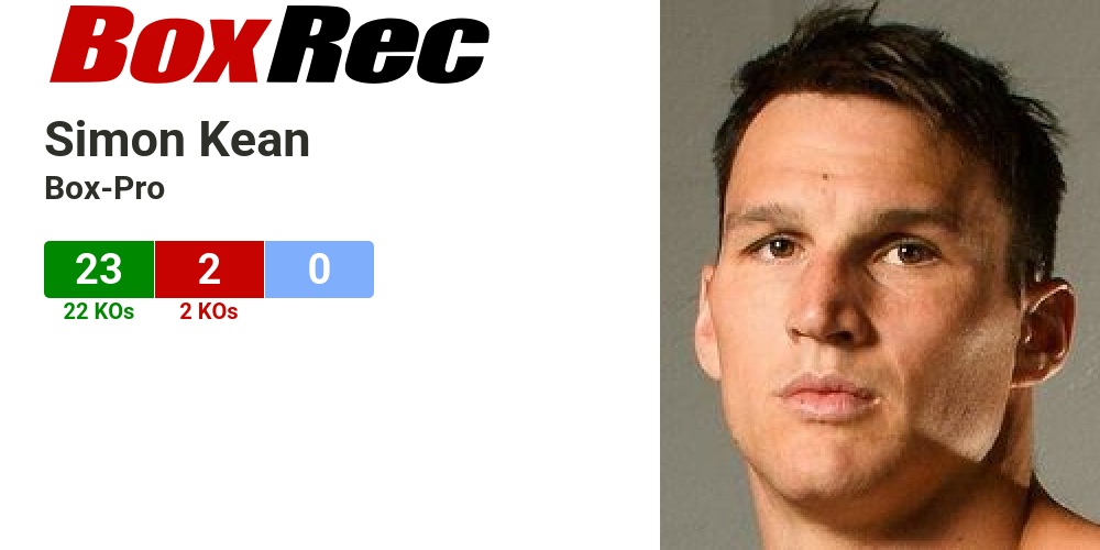 BoxRec: Simon Kean