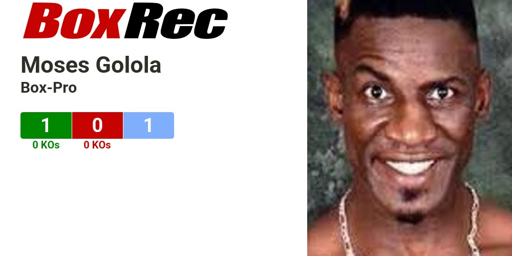 BoxRec: Moses Golola