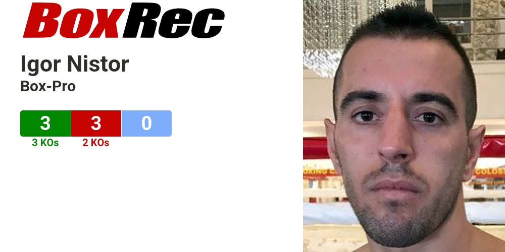 BoxRec: Igor Nistor