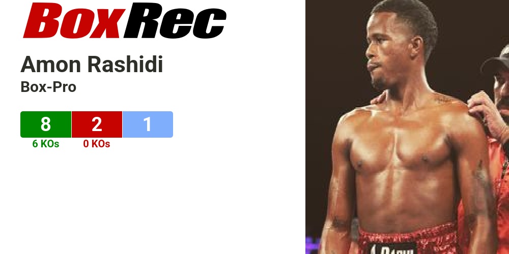 BoxRec: Amon Rashidi