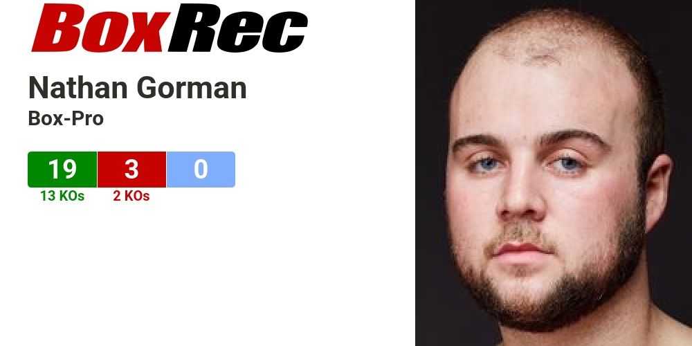 BoxRec: Nathan Gorman