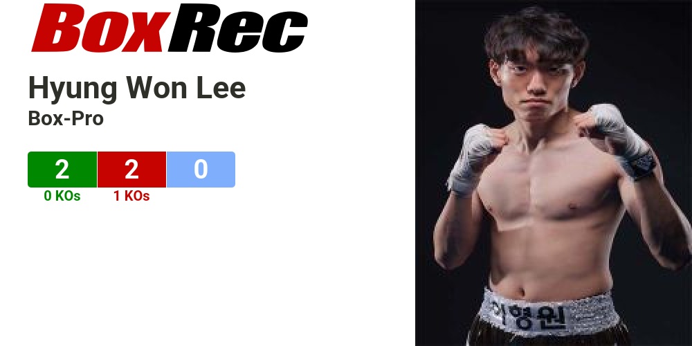 BoxRec: Hyung Won Lee