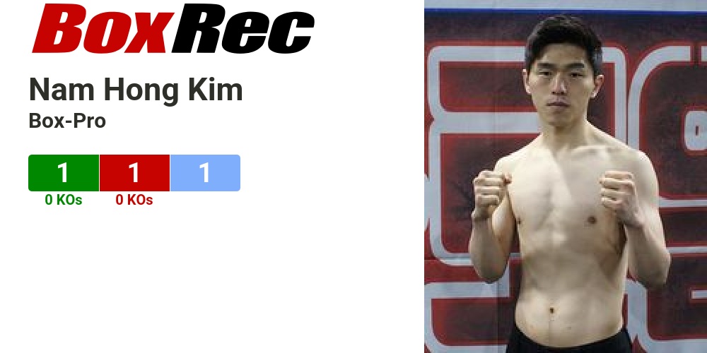 BoxRec: Nam Hong Kim