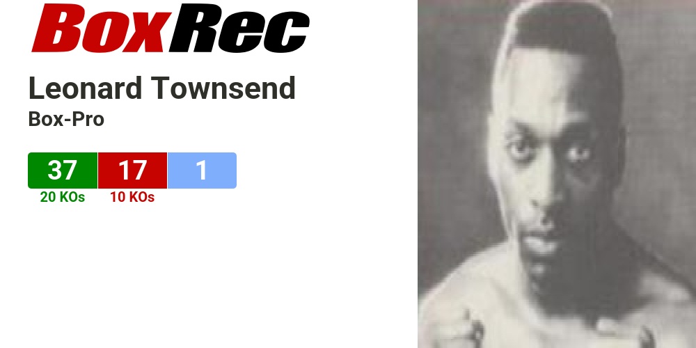 BoxRec: Leonard Townsend