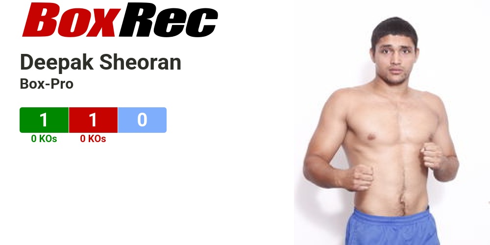 BoxRec: Deepak Sheoran