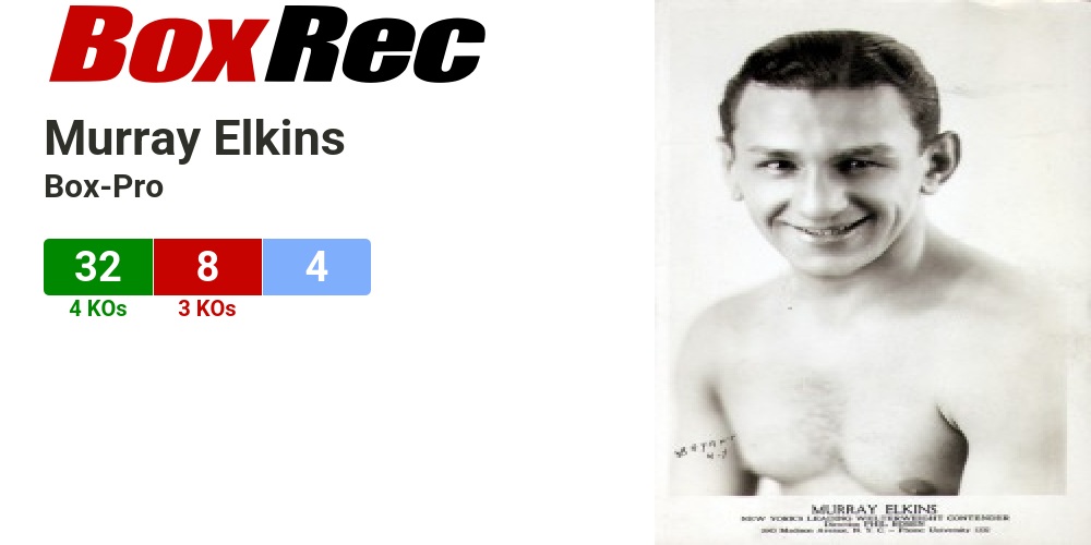 BoxRec: Murray Elkins