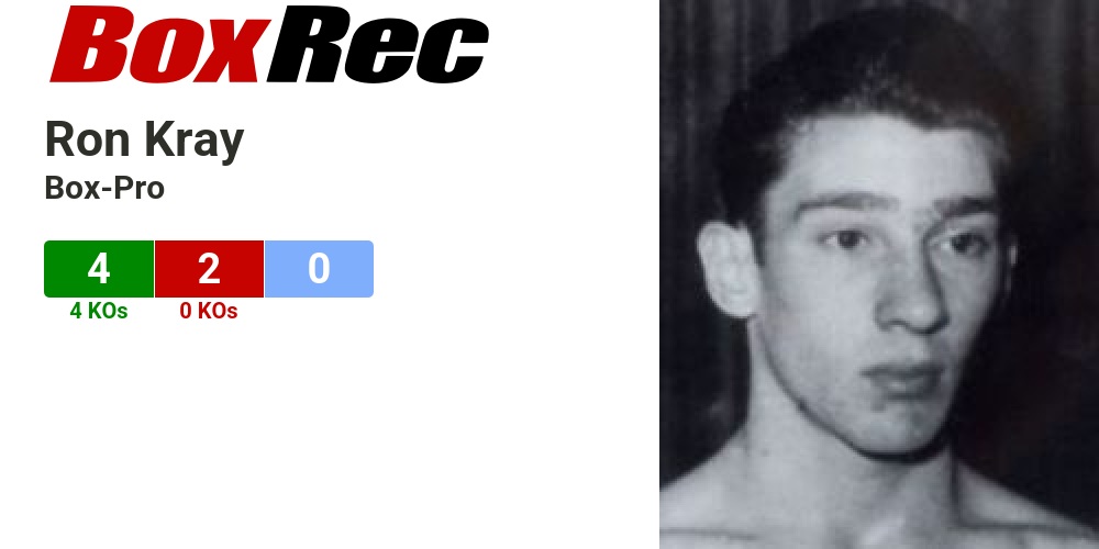 BoxRec: Ron Kray
