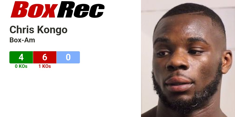 BoxRec: Chris Kongo