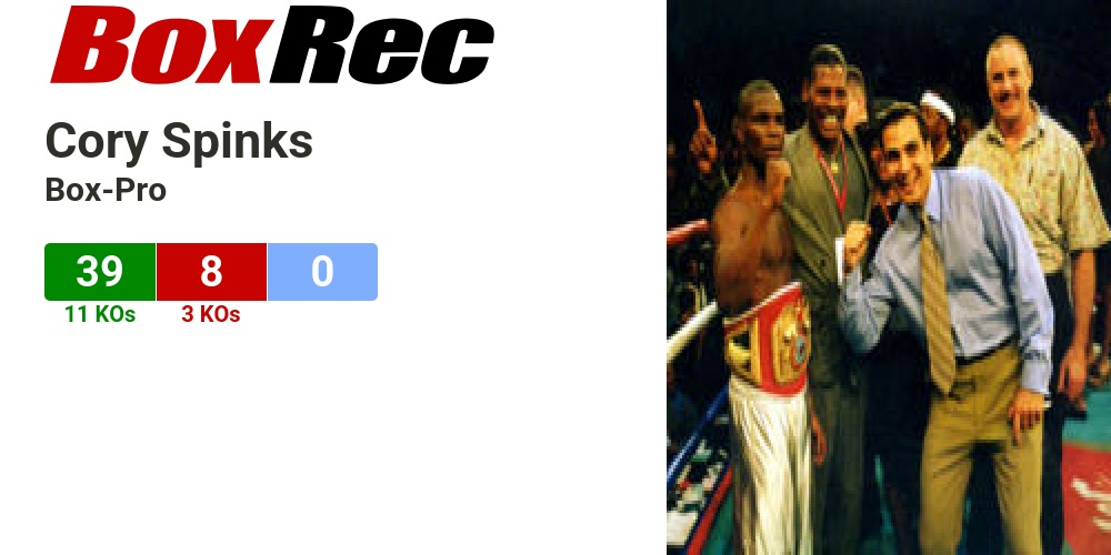 BoxRec: Cory Spinks