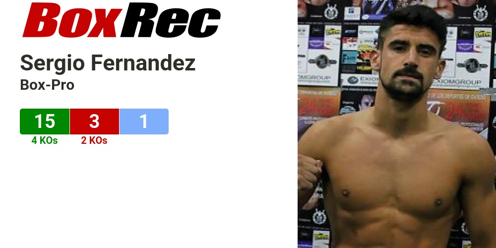 BoxRec: Sergio Fernandez