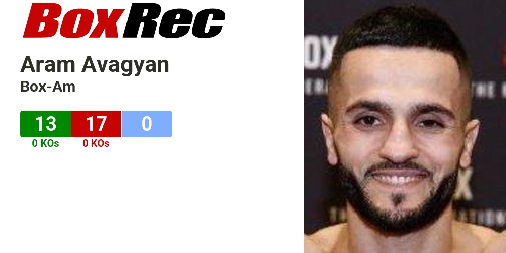 BoxRec: Aram Avagyan